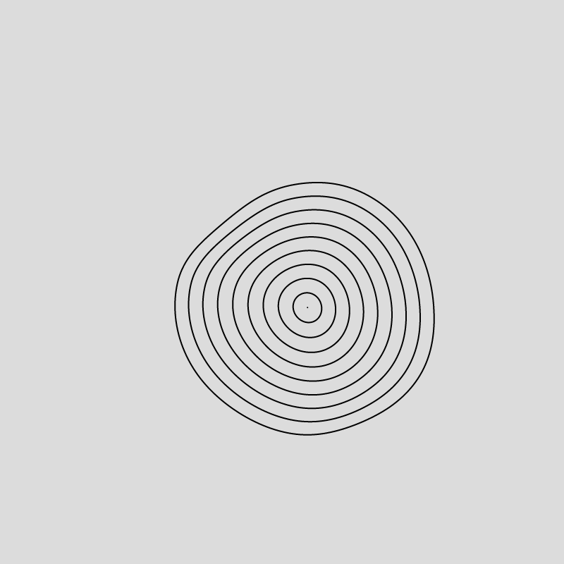 Radial Perlin Noise and Generative Tree Rings